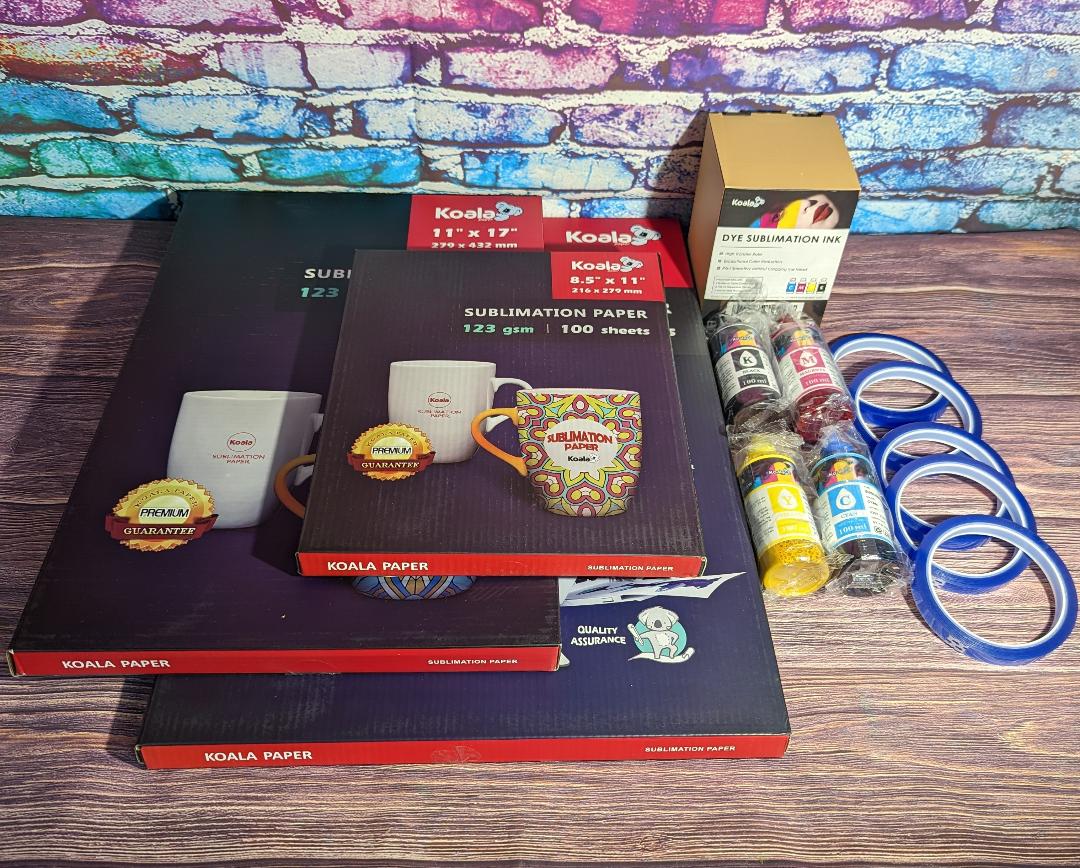 Consumables Sublimation ( Must Haves) – Granny's Sublimation Blanks RTS