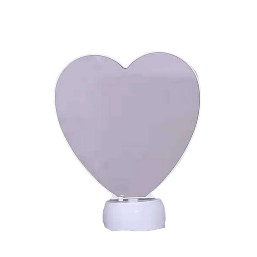 Magic Mirror Hidden Sublimation Metal Inner Circle With Led Light and ...